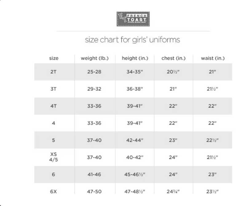 FRENCH TOAST Girl's School Uniform Two Tab Pleated Gray Scooter Skort ...