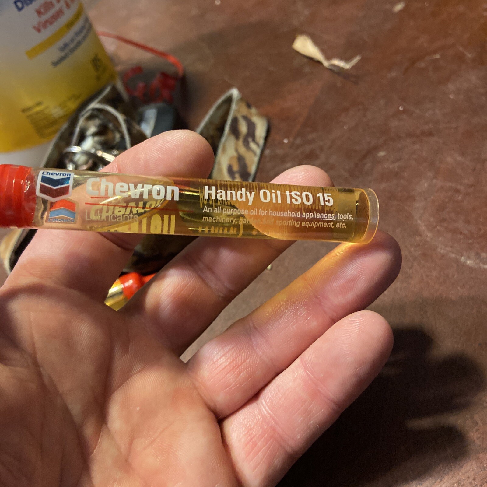 vintage Chevron handy oiler ISO 15 | eBay