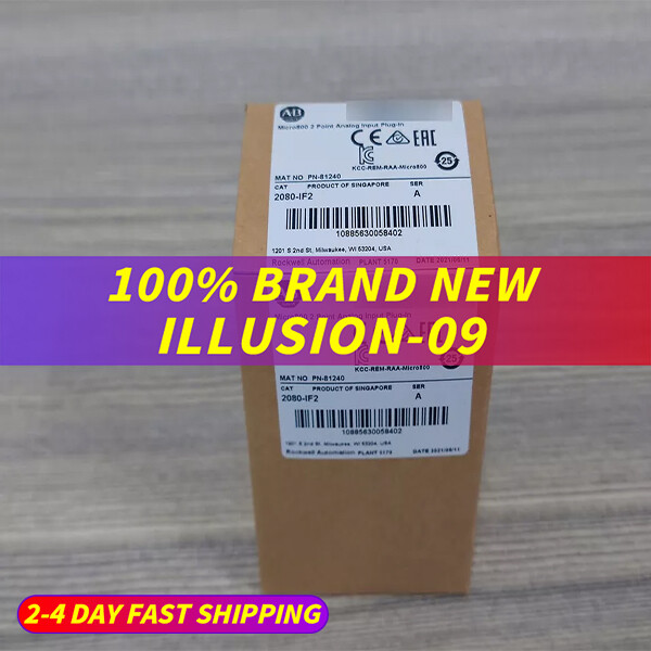NEW Allen-Bradley 2080-IF2 Micro800 2 Point Analog Input Plug-In | eBay