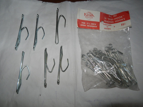 NEW Lot of 20 - Genuine KIRSCH Medallion "Redi-Hook" Heading Drapery ...