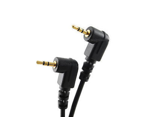 3ft. 2.5mm (Sub-Mini) Right Angle to Right Angle Stereo Audio Cable ...