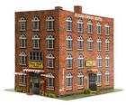 1:87 HO Scale "Hotel" Photo Real Scale Building Kit Track Accessories ...