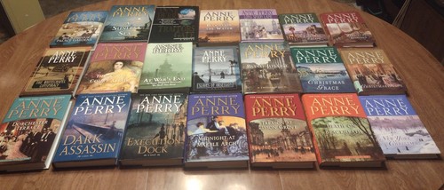 Anne Perry-Big Lot of 21 Hardback books with dust jackets-Victorian ...