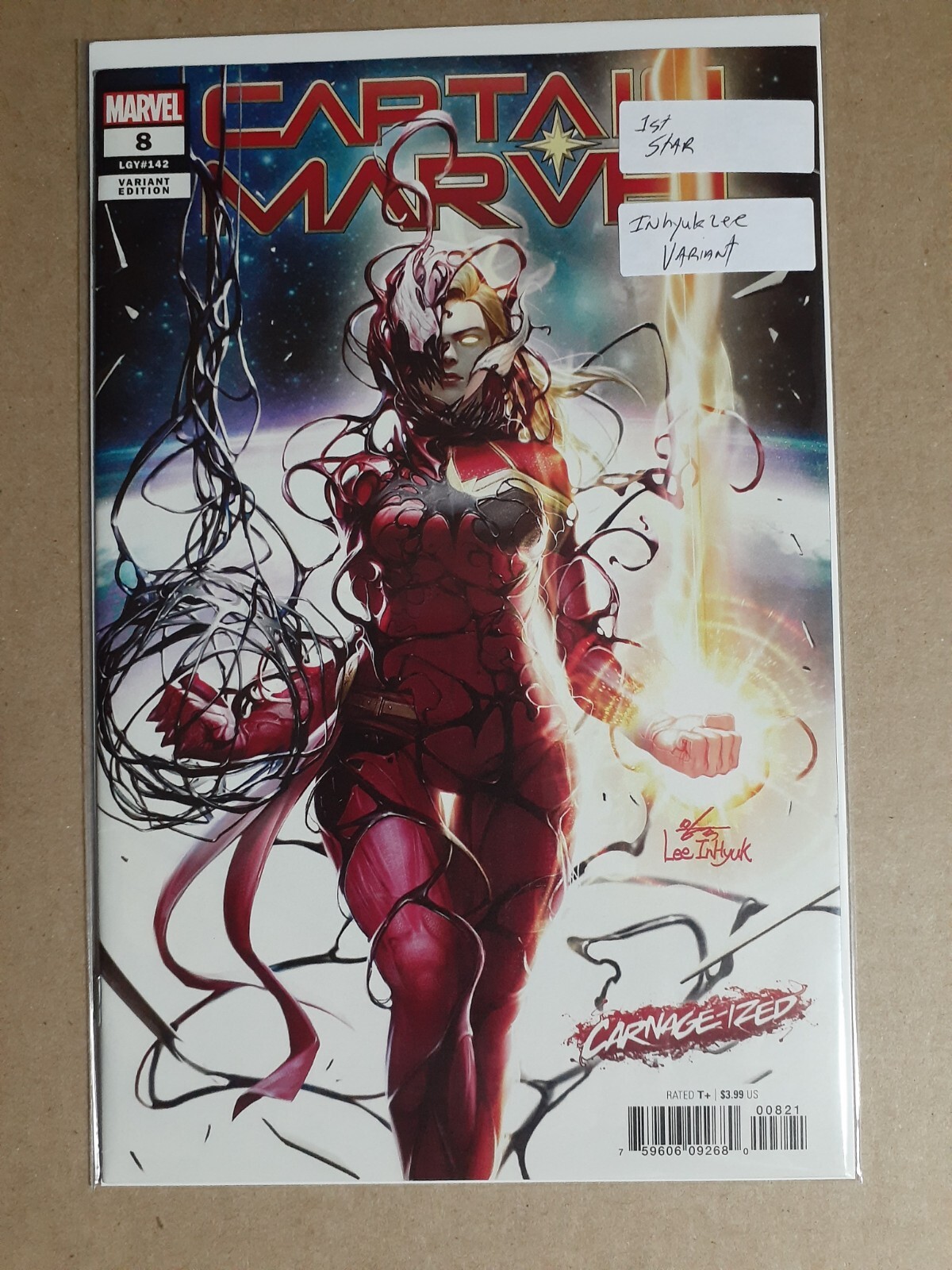 Captain Marvel #8 (2019) 1st Appearance Of Star -Inhyuk Lee- | eBay