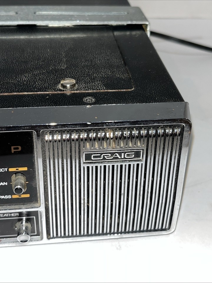Craig 4354 CB Scanner, Radio Receiver VTG- Powers Up And Scans ...