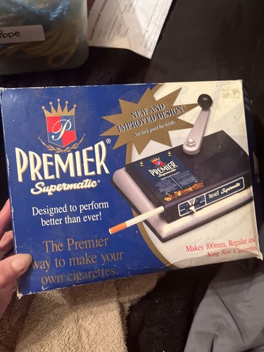 Cigarette roller, original package,Premier Supermatic Cigarette Machine ...