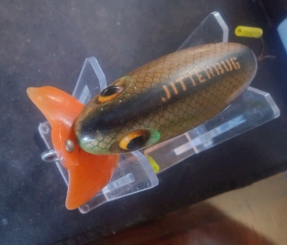 VINTAGE PLASTIC LIP ARBOGAST JITTERBUG FISHING LURE Heddon | eBay