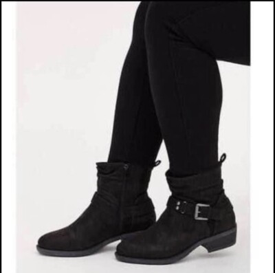 Torrid Womens Moto Boots Size 12 W Black | eBay