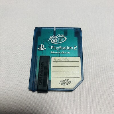 MadCatz Sony Playstation 2 PS2 Clear Blue 8MB Memory Card MagicGate ...