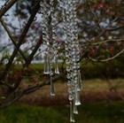 12pcs 50cm Acrylic Crystals Bead String Drop Prism Pendant Wedding ...