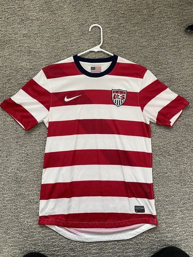 2012 USMNT Home Waldo Nike Authentic Kit Shirt Soccer Jersey USA Blank ...
