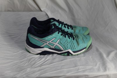 Asics Gel Resolution Running Sneakers Women's Size 8 Turquoise E550Y | eBay