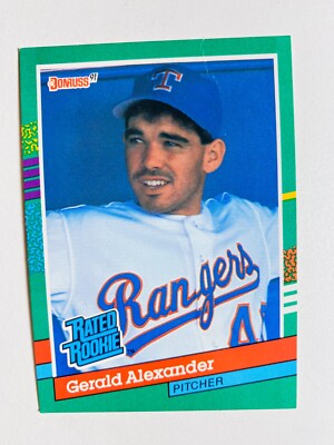1991 DONRUSS #419 GERALD ALEXANDER RATED ROOKIE NM-MT MLB BASEBALL CARD ...