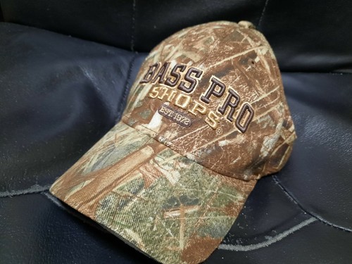 Bass Pro Shops Camo Camouflage Adjustable Strapback Hat Cap Gone ...