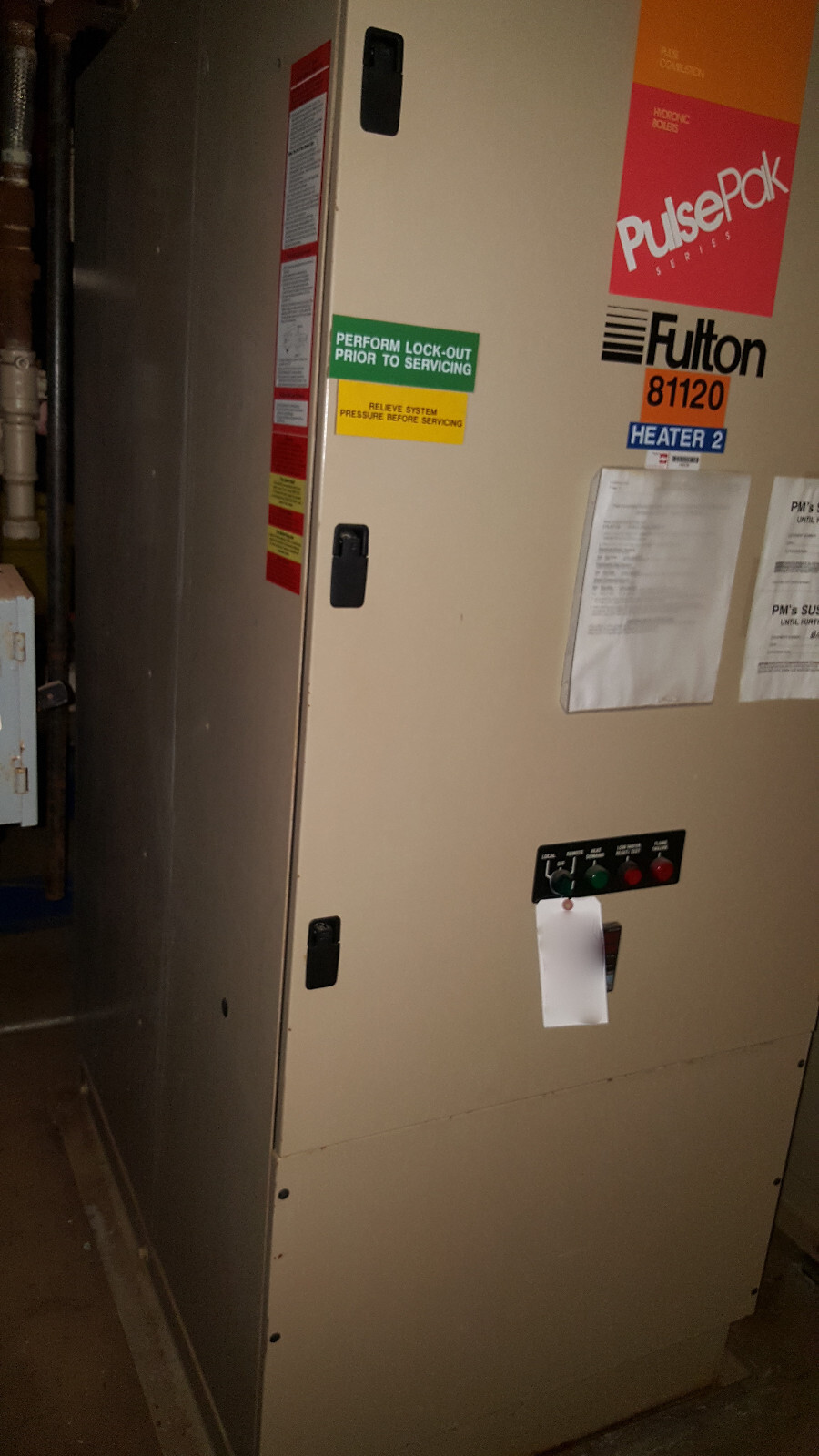 FULTON Fuel Fired Steam Boiler PHW-1400CM. | eBay