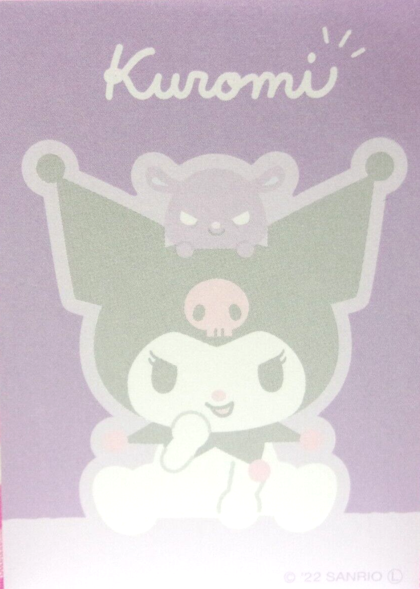 Sanrio Kuromi Die Cut Mini Memo Pad / Made in Japan 2022 | eBay