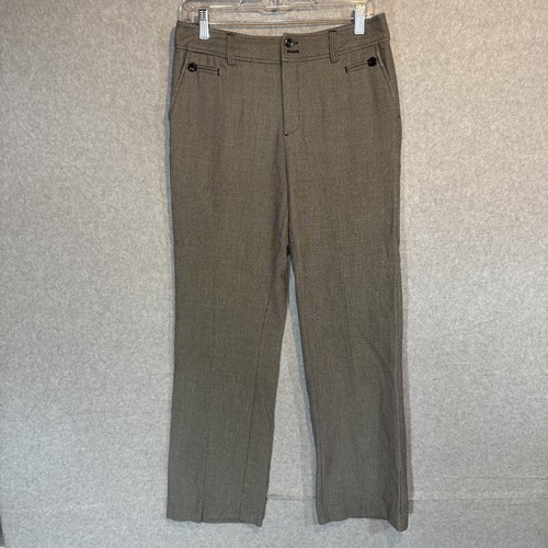 Christopher & Banks Pants Womens 4 Stretch Shaped Fit Mid Rise Straight ...