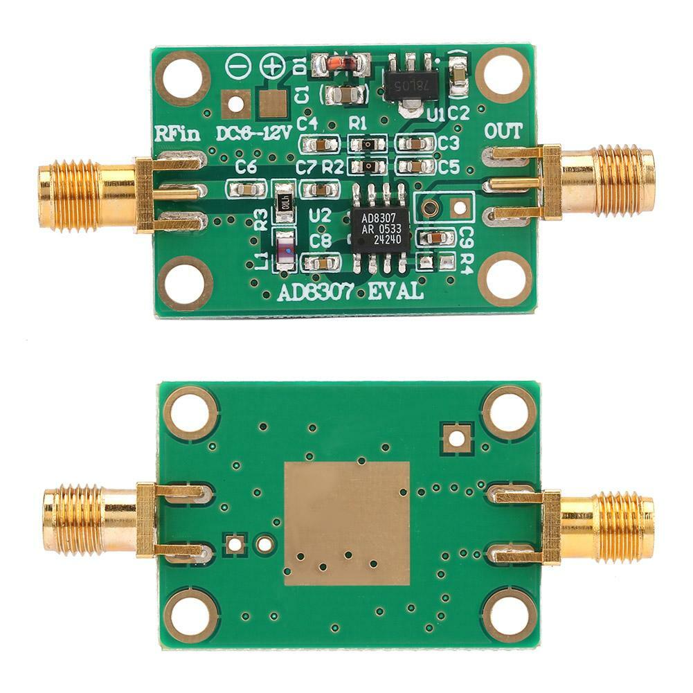 AD8307 RF Power Meter Logarithmic Testing Detector 0.1-600M -75~+15dBm ...