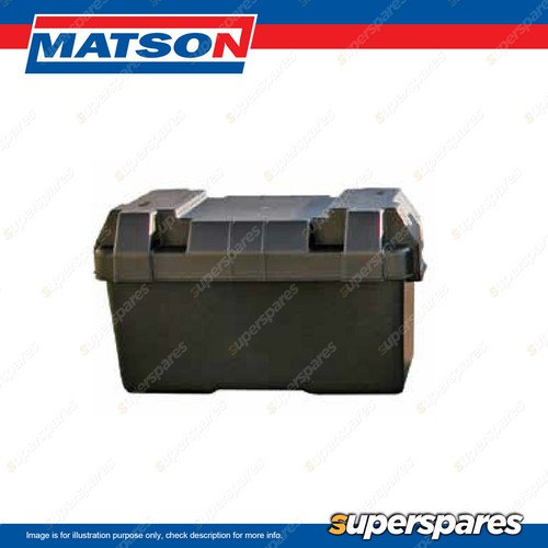 Matson Large Battery Box Inc. mounting hardware & Strap - 390 x 180 x ...
