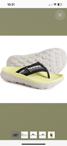 Women's Merrell Hut Women Ultra Flip Flops, Black Celery, Sz. 7. NWT ...