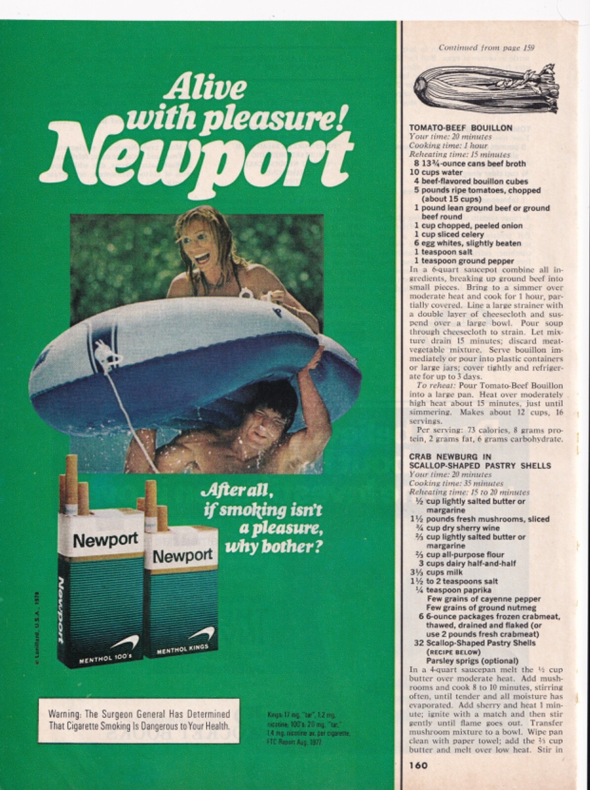 vintage 1980s magazine print ad NEWPORT Cigarettes smoking tobacco ...