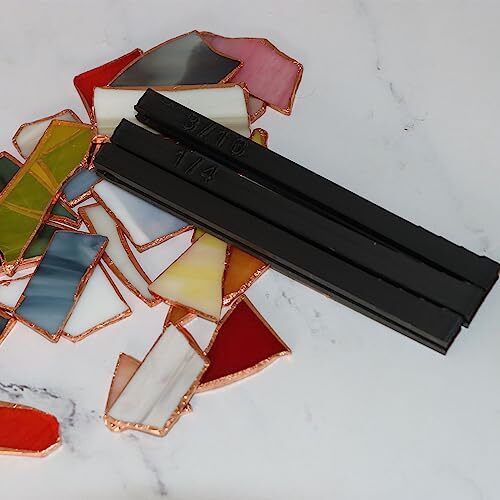 3 PCS Stained Glass Copper Foiling Tool,Hand Foiler 7/32,1/4,3/16 Foil ...