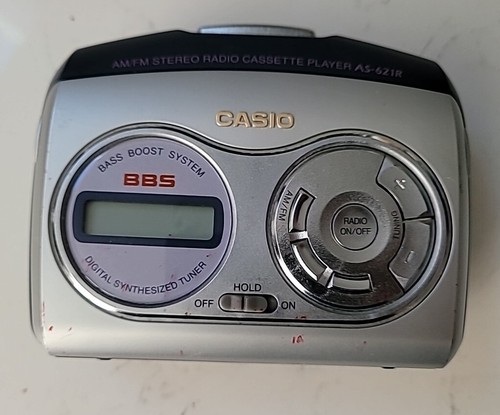 Casio Cassette Player AM FM Radio Casio AS-621R Portable Personal | eBay