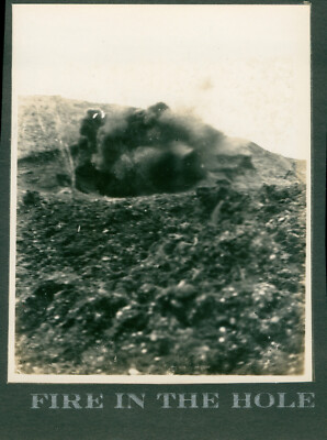 1944 WWII USAAF 863rd EAB Saidor build Air Fields New Guinea Photo Fire ...