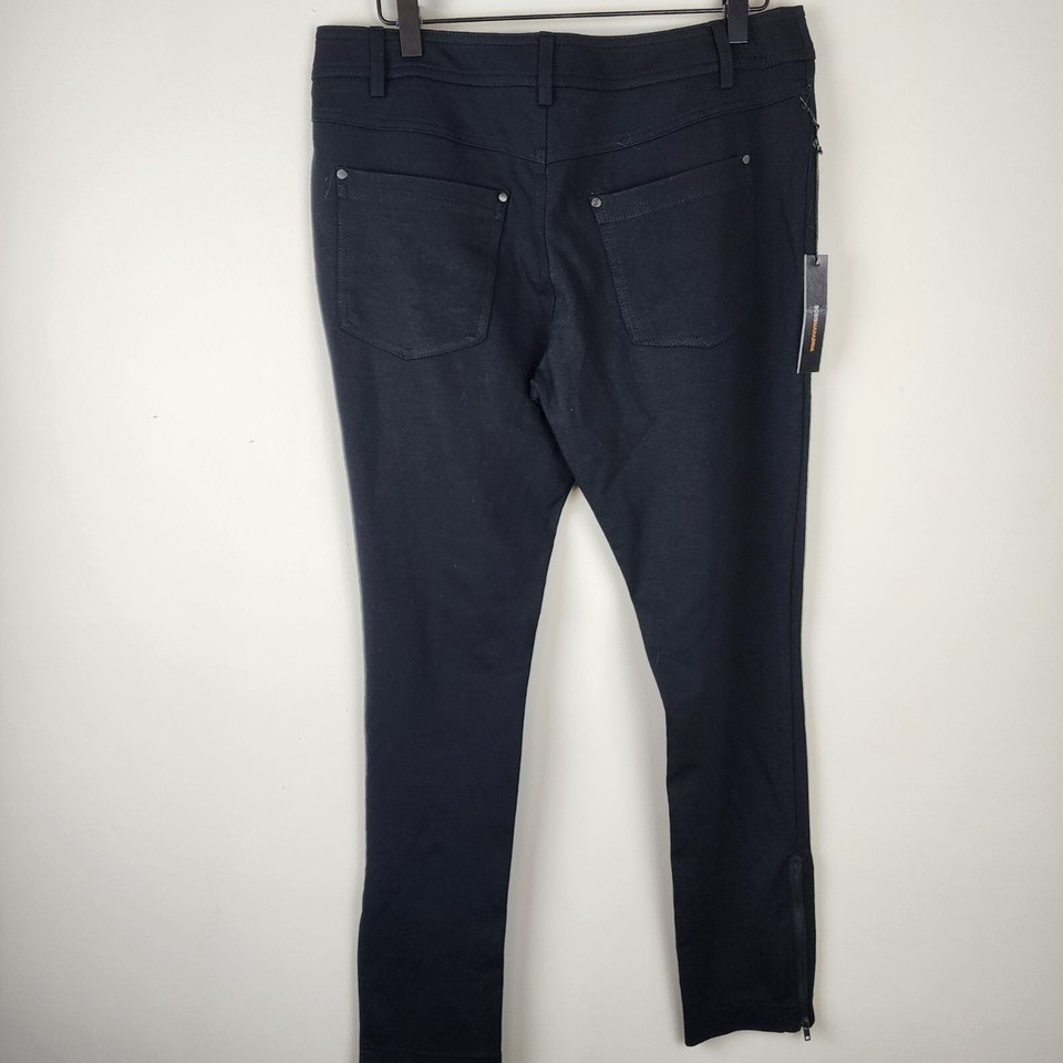 BCBG Maxazria pants size 12 black stretchy New | eBay
