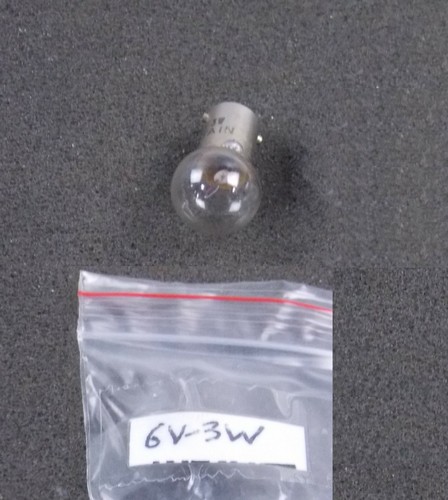 STANLEY LIGHT BULB 6V - 3W BRAKE TAIL STOP LIGHT HONDA YAMAHA | eBay