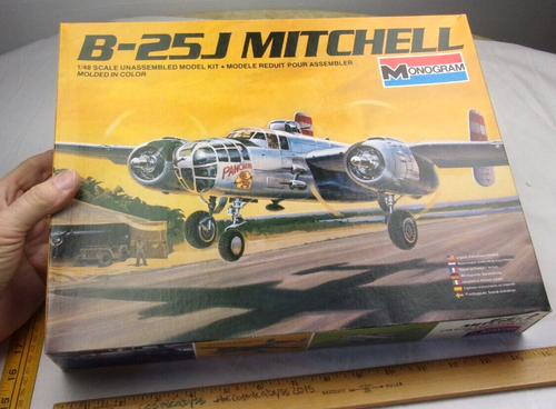 B-25J Mitchell airplane Model kit 1:48 Monogram 5502 New/Open | eBay