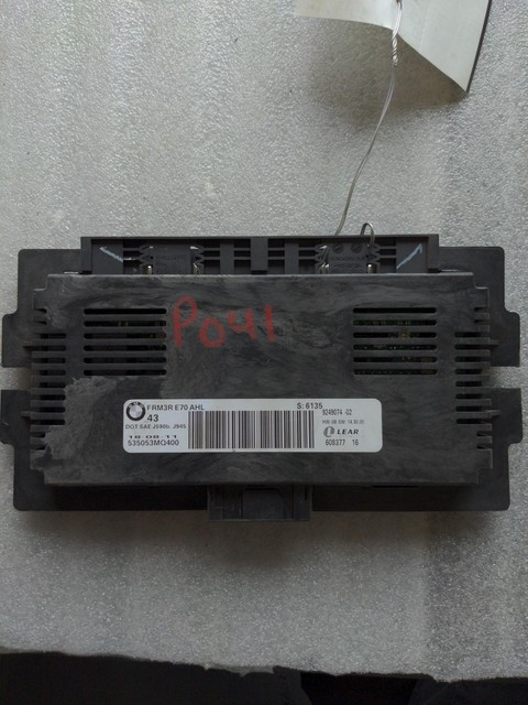 BMW Frm3r E70 X5 AHL Footwell Module 9249074 for sale online | eBay