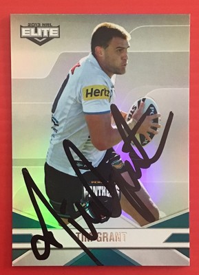 TIM GRANT 2013 ELITE PENRITH PANTHERS TRADING CARD SIGNED D | eBay