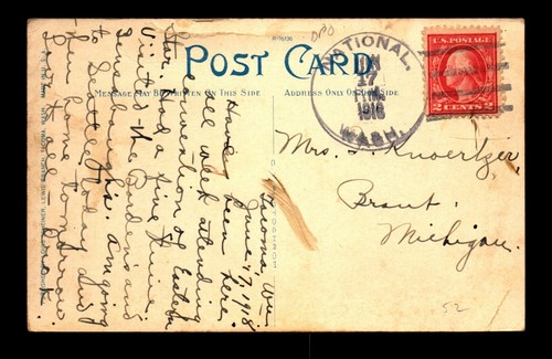 1916 National Washington DPO Card - L28314 | eBay