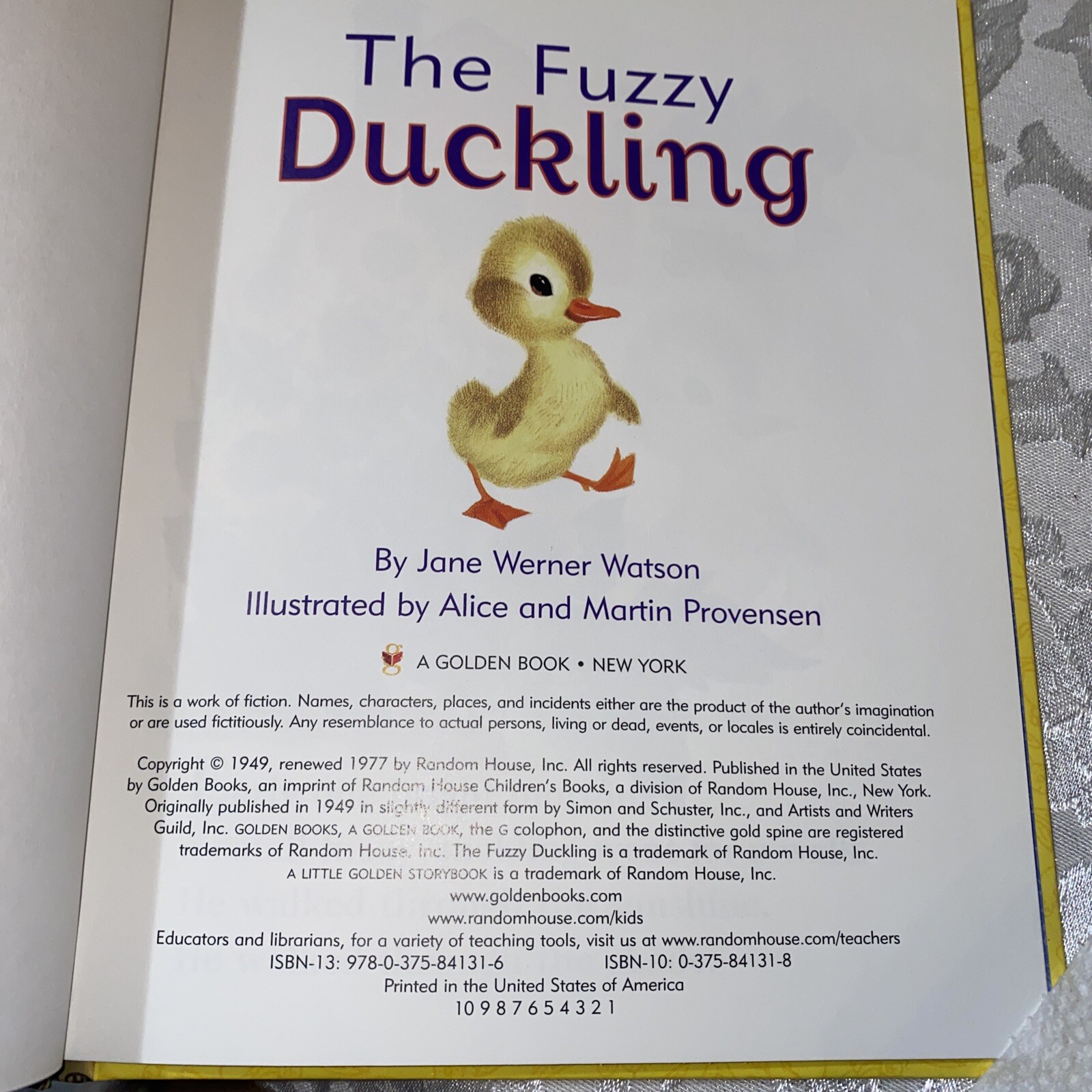 The Fuzzy Duckling (Little Golden Book) - Hardcover Vintage 1977 ...