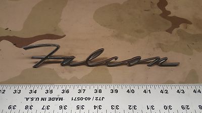 Vintage 1963 Ford Falcon Emblem Metal Script OEM | eBay