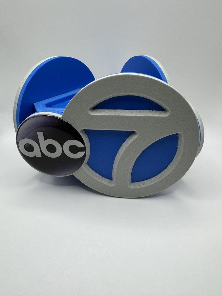 ABC7 NYC TV used mic flag Rare! | eBay