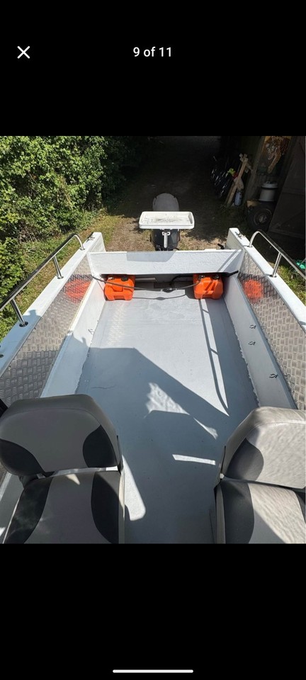 Pilot 520 Fast Fishing Boat And Trailer | eBay UK