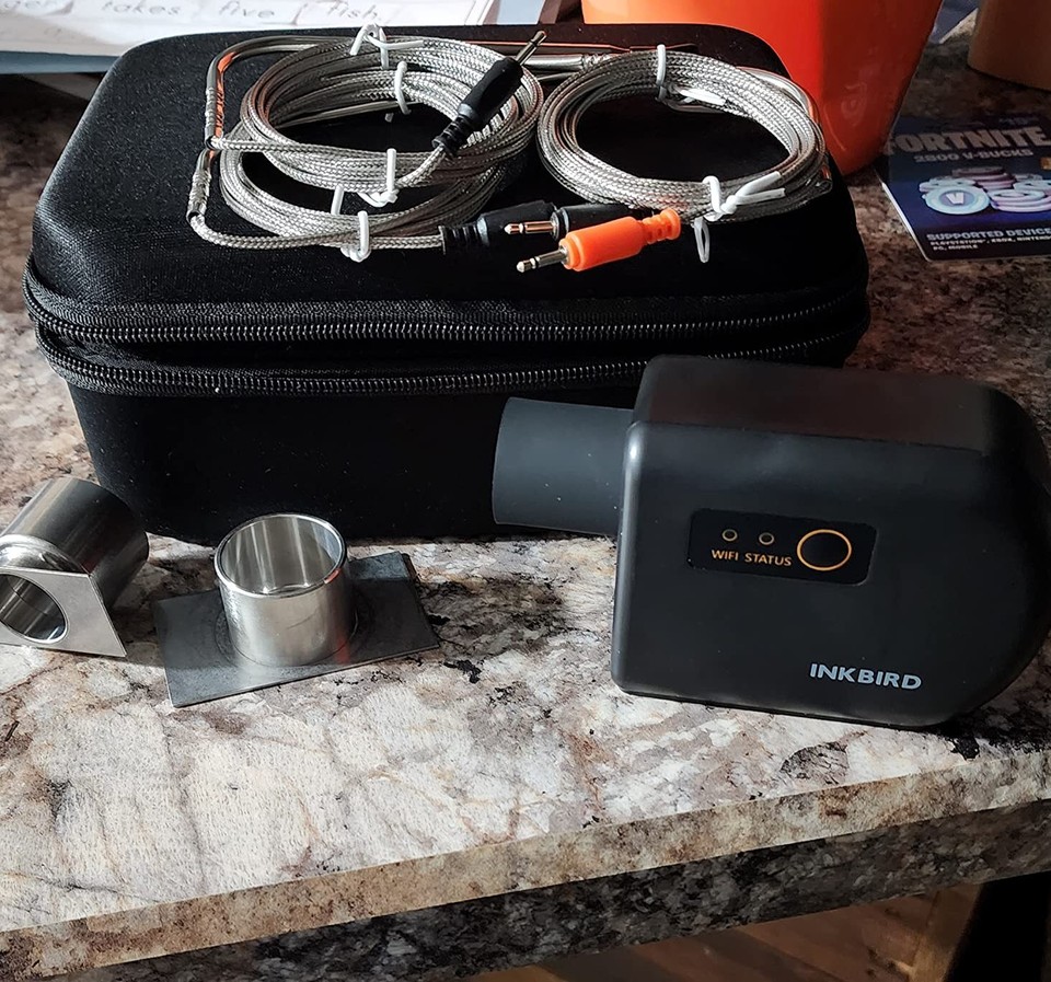 INKBIRD BBQ Temperature Controller Wi-Fi Bluetooth Smoker Fan Grill ...