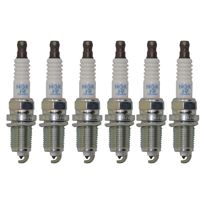 NGK Laser Platinum Spark Plug Set (6 Pieces) PFR7W-TG For Audi A4 A6 3. ...