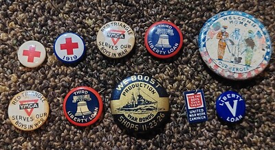 WWI Pins Lot 10 pins! Original | eBay