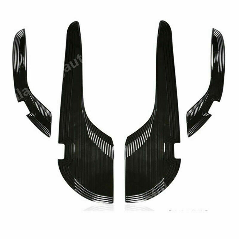 4p For 2018-2022 Toyota Camry Black Steel Inner Door Anti-Kick Panel ...