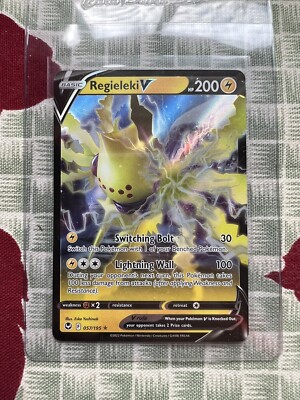 Regieleki V - 057/195 Silver Tempest Ultra Rare Pokemon TCG NM | eBay