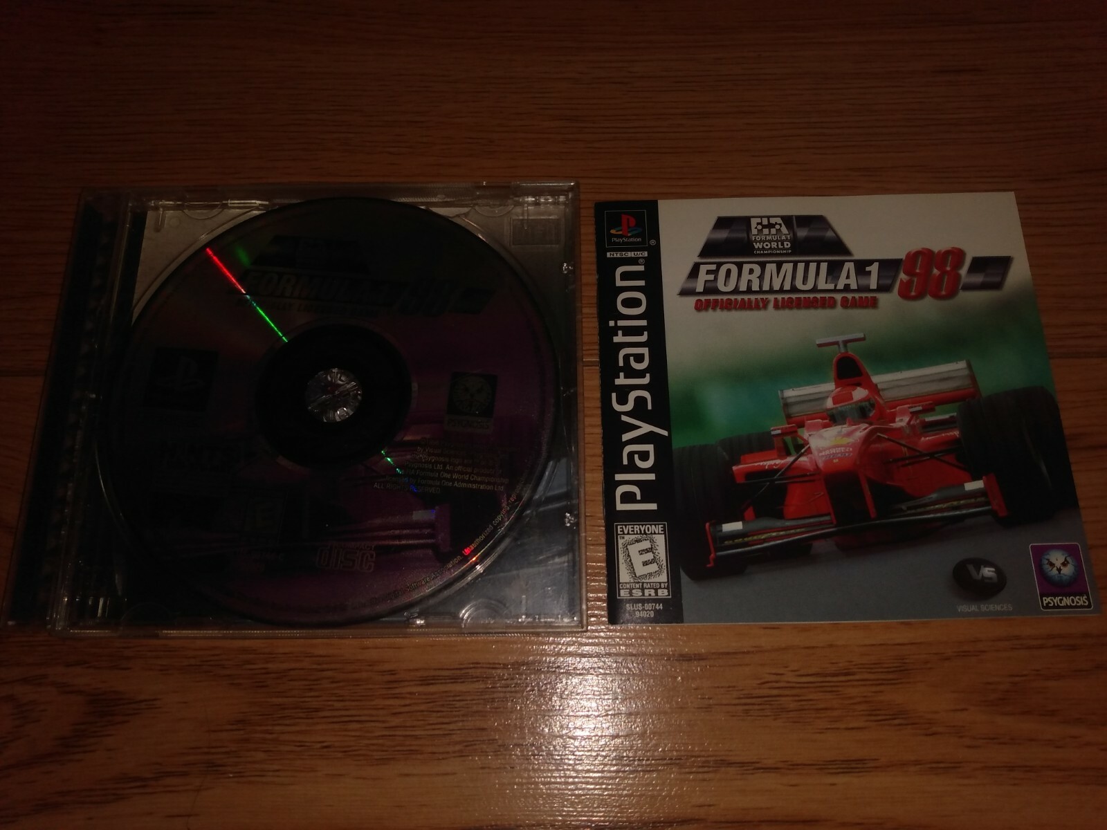 Formula 1 98 (Sony PlayStation 1, 1998) PS1 PSX PS Racing F1 ...