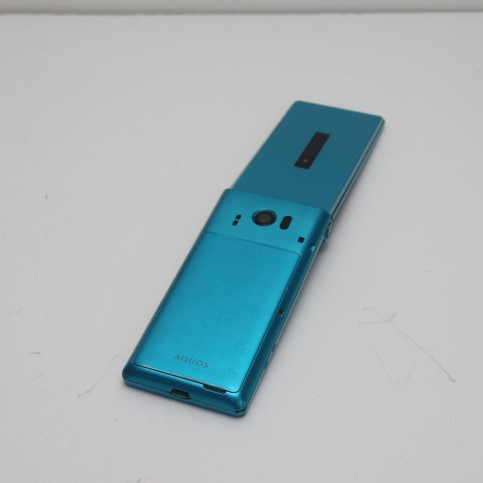 SHARP SH-06G AQUOS Android Mobile Flip Phone DOCOMO Unlocked Blue Green ...