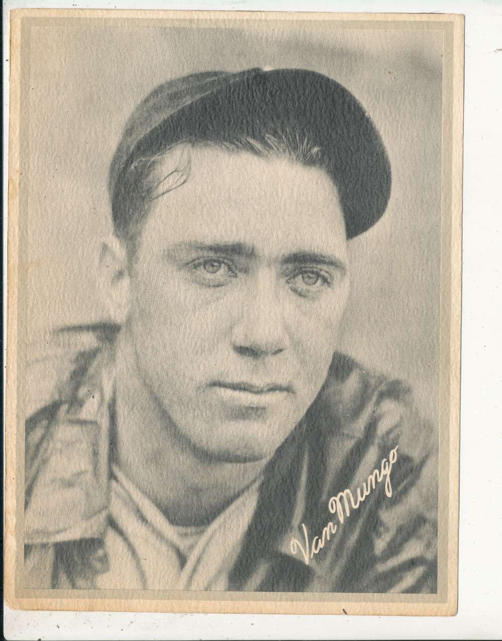 r311 leather finish 1936 baseball card Van Mungo vg | eBay