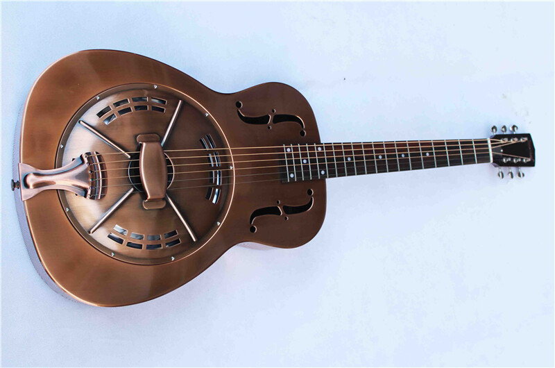 Jonathan Vintage Copper Finish Duolian Resonator Guitar | eBay