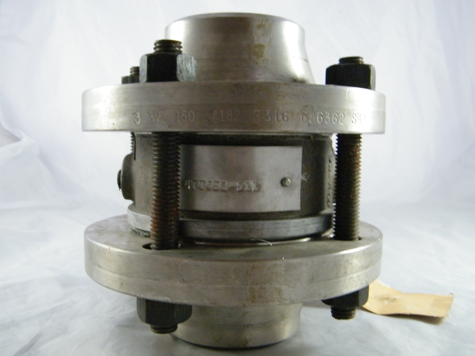 DANIEL CHEXTER 2.5" S/S CHECK VALVE W/ FLANGES STUDS AND NUTS PART ...