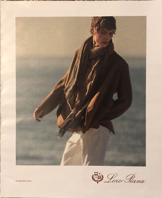 PRINT AD 2023 Loro Piana Mens Designer Clothing Italian Fashion ...