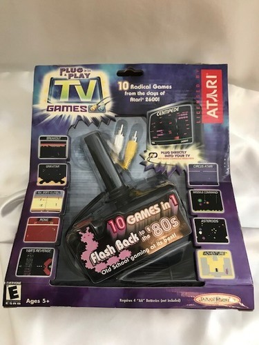 Atari Plug N Play Flash Back To The 80s 10-games-in-1 Jakks Pacific ...